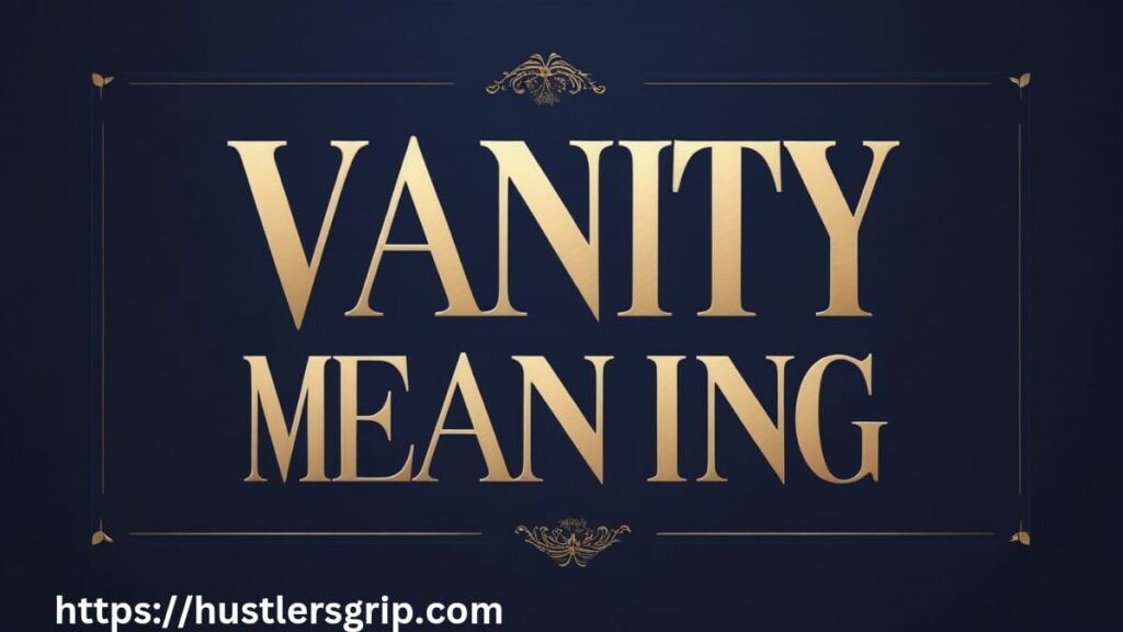 Vanity Meaning: Definition, Examples, Psychology, and Usag